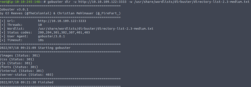 TryHackMe: Vulnversity - Walkthrough