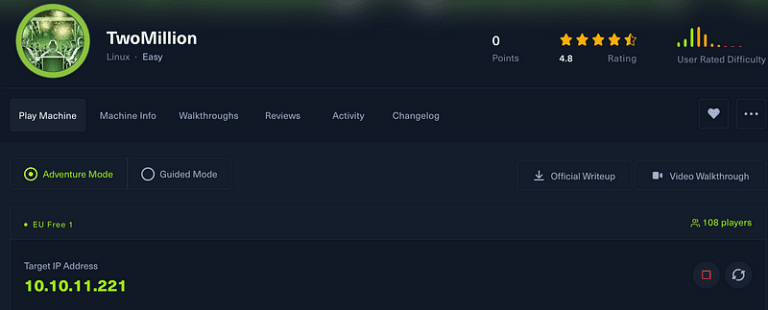 HackTheBox: TwoMillion - Complete Walkthrough (Guided Mode)