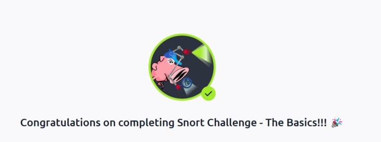 TryHackMe: Snort Challenge - The Basics Walkthrough