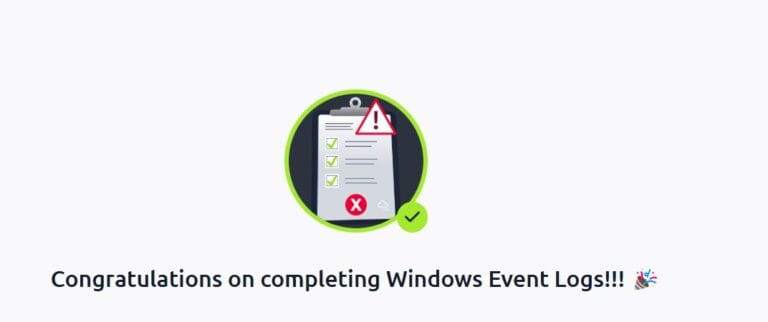 TryHackMe: Windows Event Logs Walkthrough (SOC Level 1)