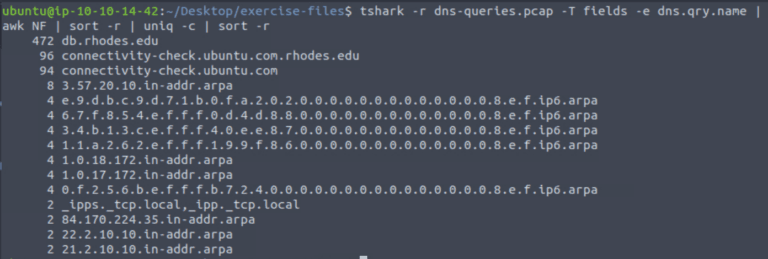 TryHackMe: TShark CLI Wireshark Features Walkthrough