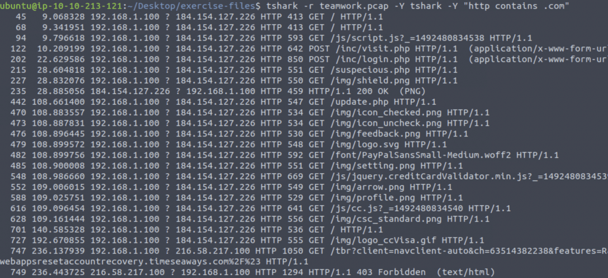 TryHackMe: TShark Challenge 1: Teamwork Walkthrough
